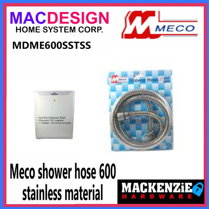 MECO 600 SST HOSE FOR TELEPHONE SHOWER HEAD 59" - 150CM STAINLESS ...