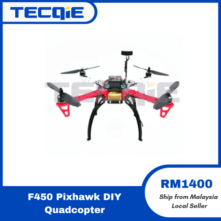 (READY STOCK) F450 Pixhawk DIY Quadcopter DIY Drone STEM Education Kids ...