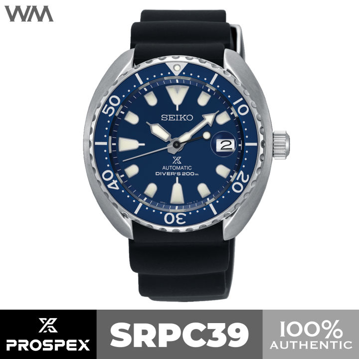 Seiko Prospex Mini Turtle Blue Dial Diver Automatic Watch SRPC39 ...
