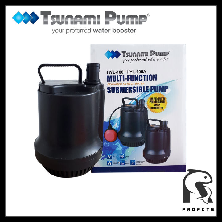 TSUNAMI HYL-100 Seawater & Fresh Water Submersible Pump (100W/240V/50HZ ...