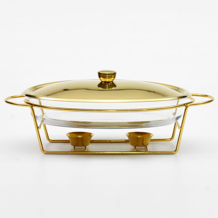 Kitchen Plus Luxury Glass Food Warmers Buffet Stove Used Chafing Dishes ...