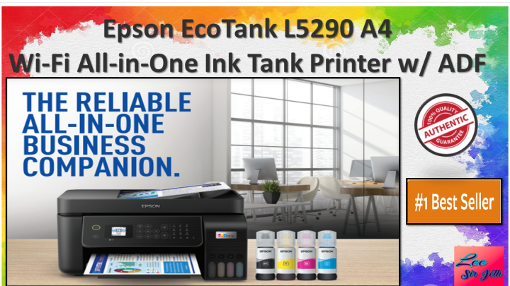 Epson EcoTank L5290 A4 Wi-Fi All-in-One Ink Tank Printer with ADF ...