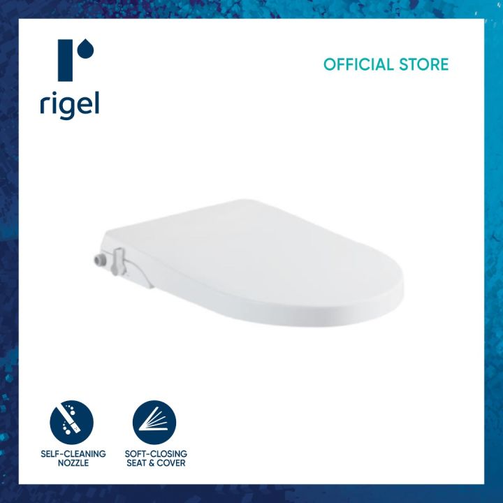 RIGEL Manual Bidet Seat Cover SCBD0104PS (D Shape) | Lazada Singapore