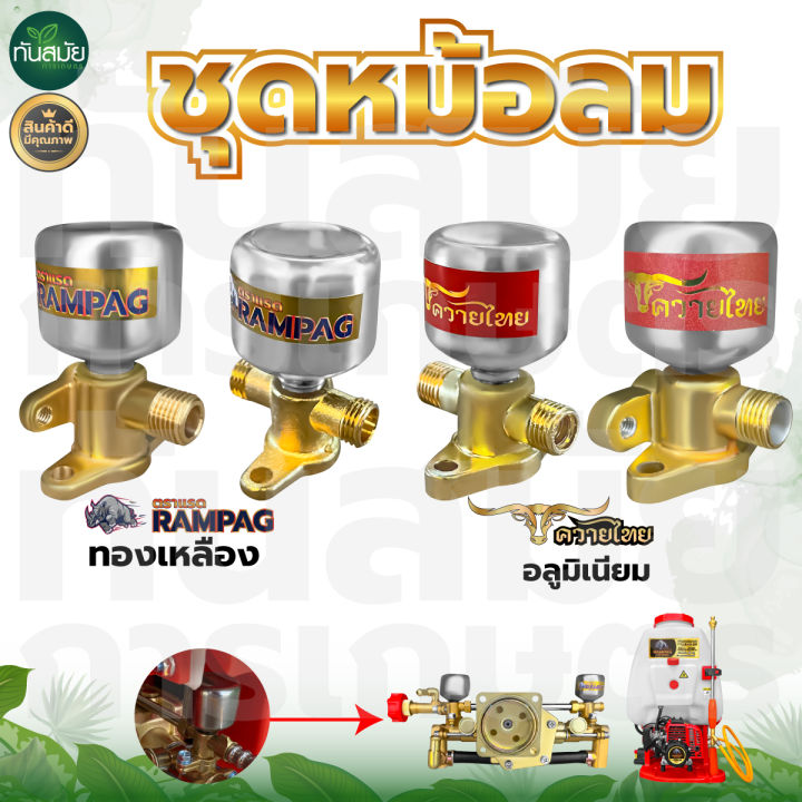 หม้อลม หม้อลมเครื่องพ่นยา เครื่องฉีดยา 767 ยี่ห้อ RAMPAG และ ควายไทย ...
