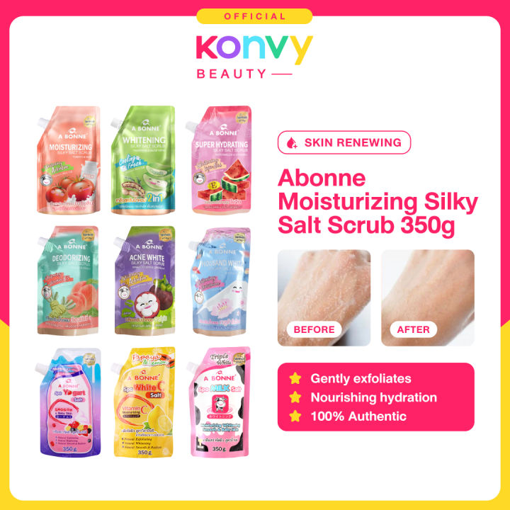 Abonne Moisturizing Silky Salt Scrub 350g | Lazada PH