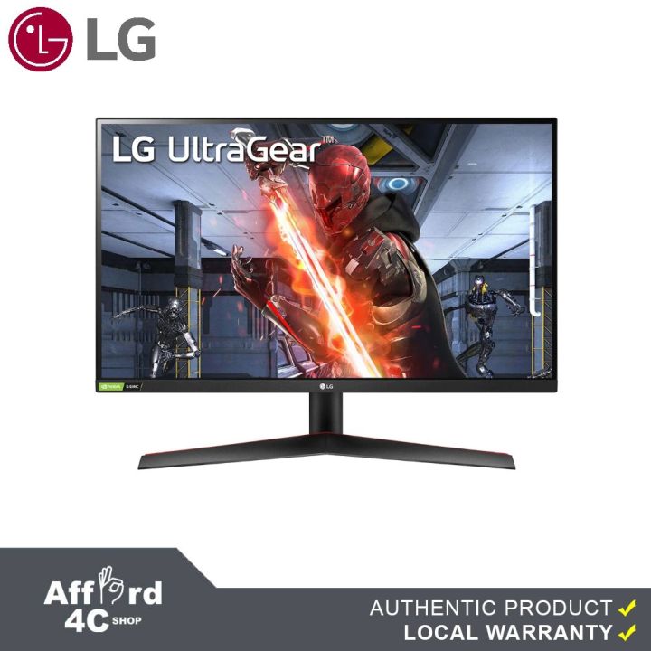 LG 27GN60R-B 27” UltraGear™ Full HD IPS 1ms (GtG) Gaming Monitor with ...
