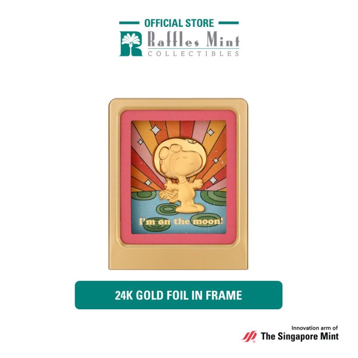 Peanuts Groovy Vibes 24K Gold Foil in Frame [The Singapore Mint ...