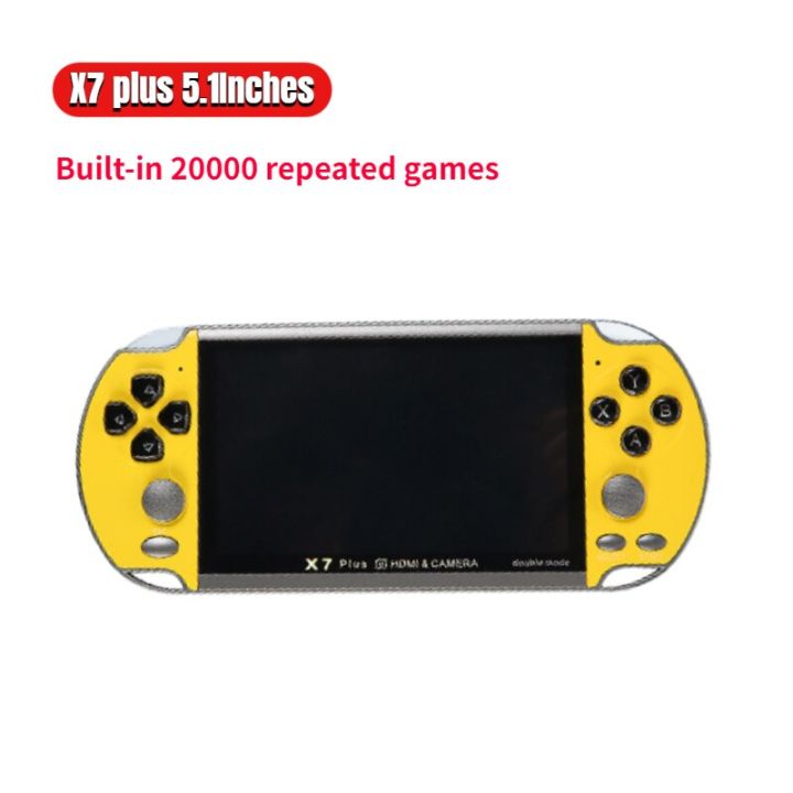 X7/X7บวก/X12/X12บวกวิดีโอเกมแบบพกพาคอนโซลเกมแบบพกพาเกมย้อนยุคจอ HD ...