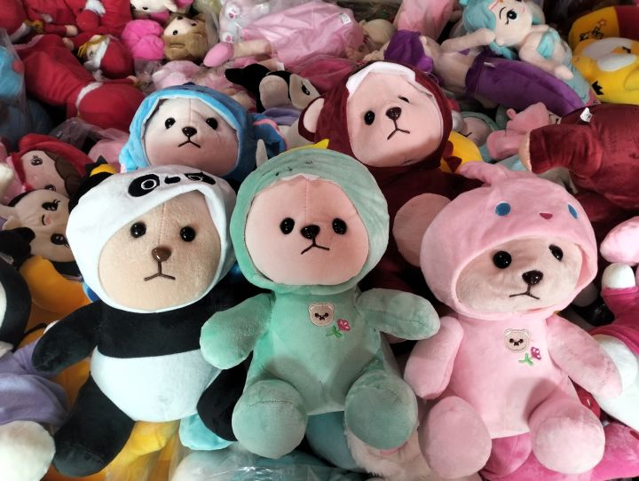 kwalitas Premium Boneka Stich beruang hoodie kupluk lucu size 35 cm ...