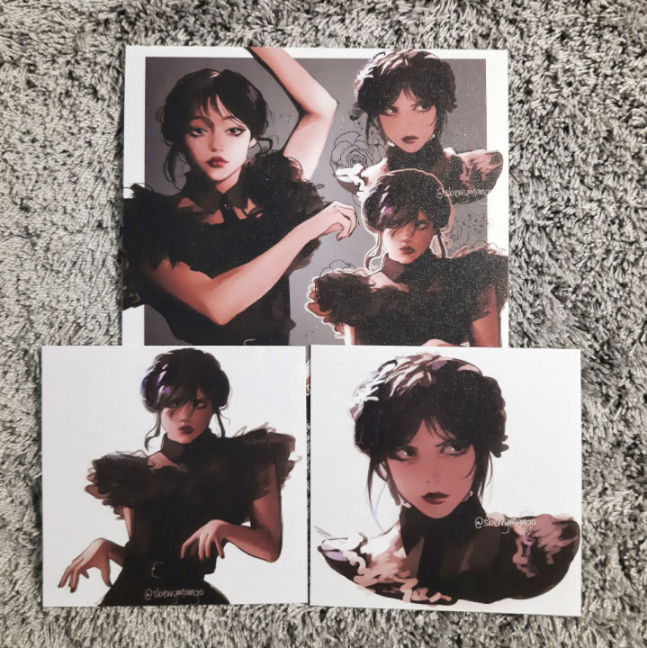 Wednesday Addams ART PRINTS - by sberrymango | Lazada PH