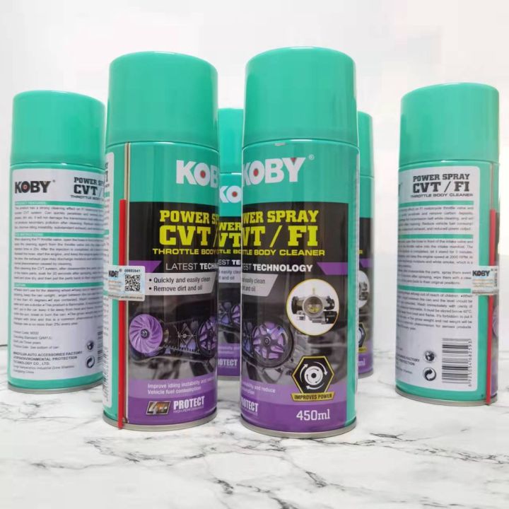 KOBY POWER SPRAY CVT/FI THROTTLE BODY CLEANER 450ml | Lazada PH