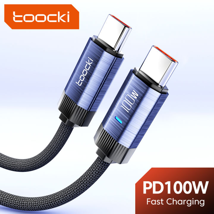 Toocki 240W USB C to USB C Cable PD3.1 100W Fast Charge 5A Type C to ...