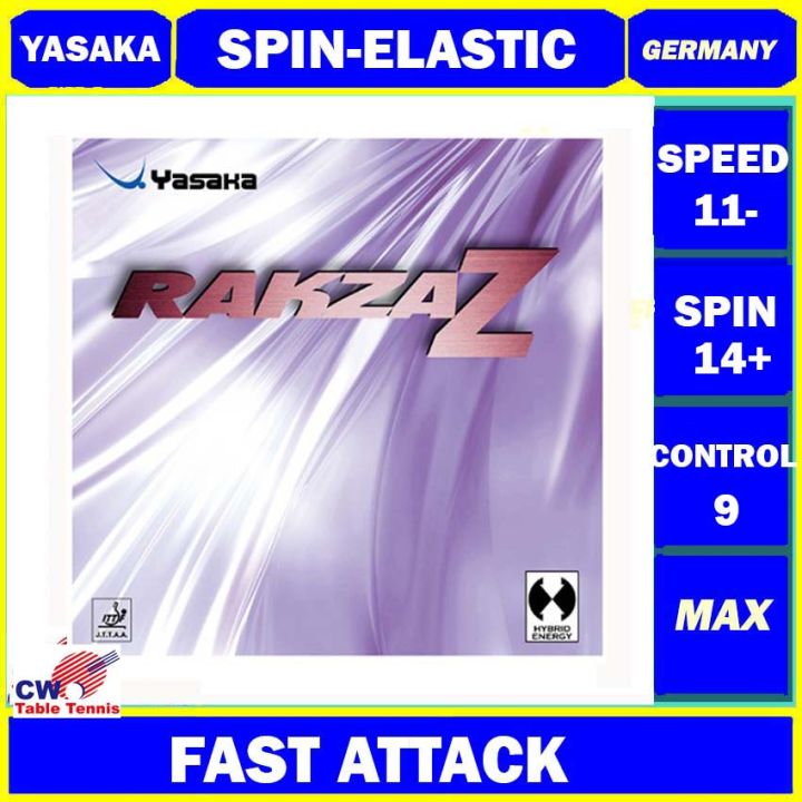 Yasaka Rakza Z Table Tennis Rubber Ping Pong Getah (READY STOCK) | Lazada