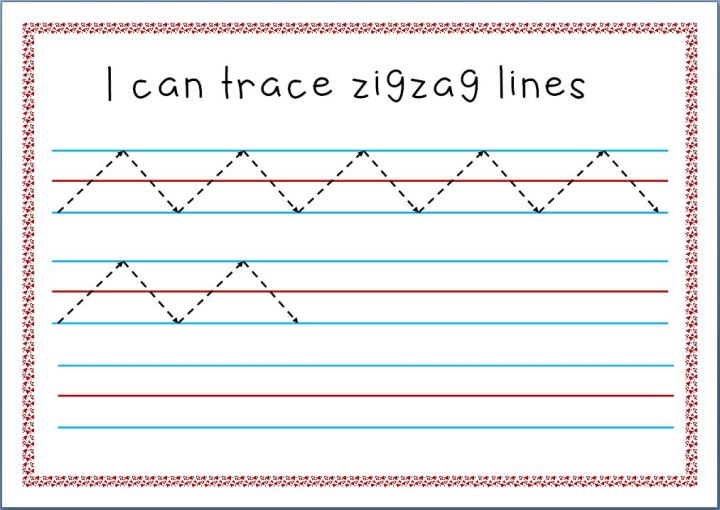 Reusable Write and Wipe | Tracing Zigzag Lines | Lazada PH