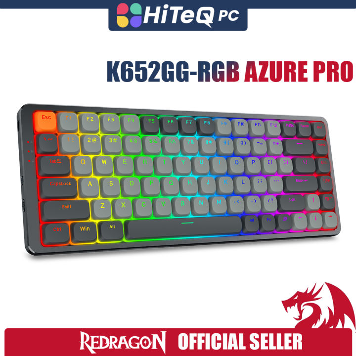 HiteqPC | Redragon Azure Pro K652GG-RGB Wireless Mechanical Keyboard ...