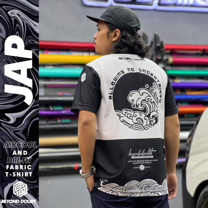 T-SHIRT - "JAP” Design AIRCOOL & DRIFIT Fabric - BEYOND DOUBT CLOTHING ...