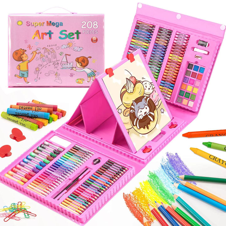 Aeitto Coloring Set Painting Water Color Pen Crayon Drawing Art For ...