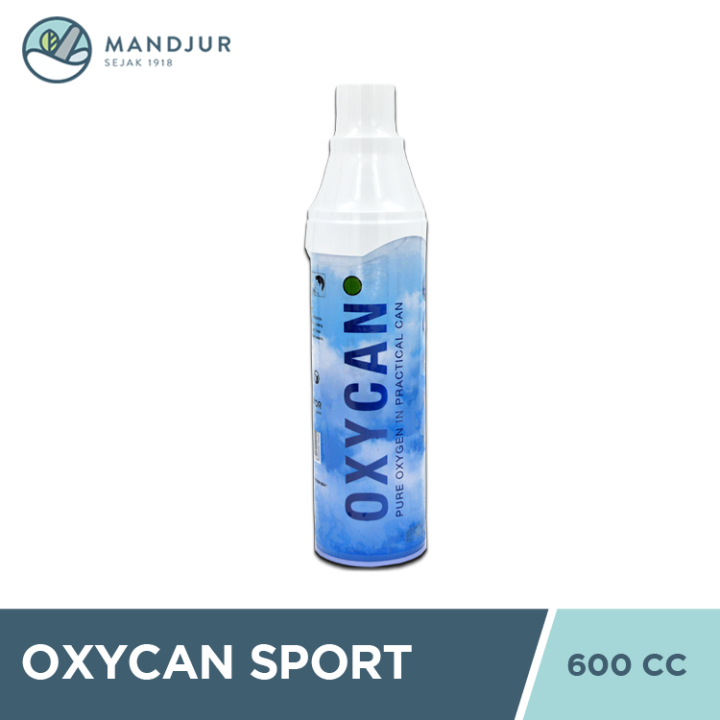 Oxycan Sport 600 cc - Oxygen / Oksigen Portable Botol Biru | Lazada ...