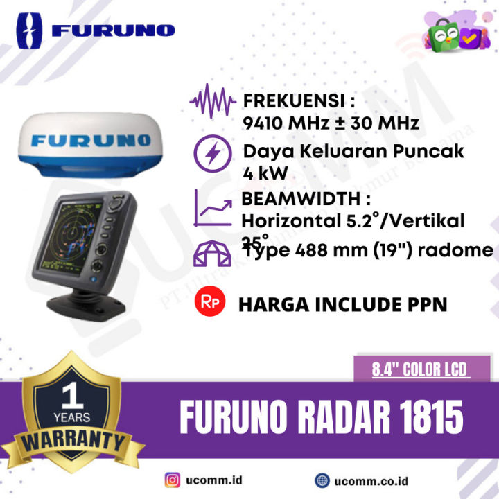 Furuno Radar 1815 36Nm Radar1815 8.4 Inch LCD Berwarna Radar Kapal ...