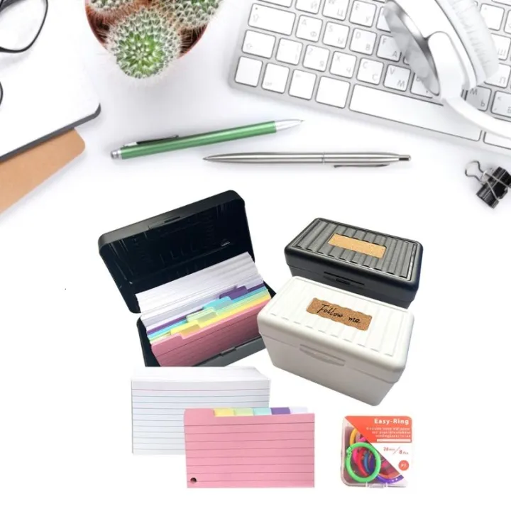 3x5 Inches Cards Divider Colored Index Paper Lined Pattern Cards Tabbed ...