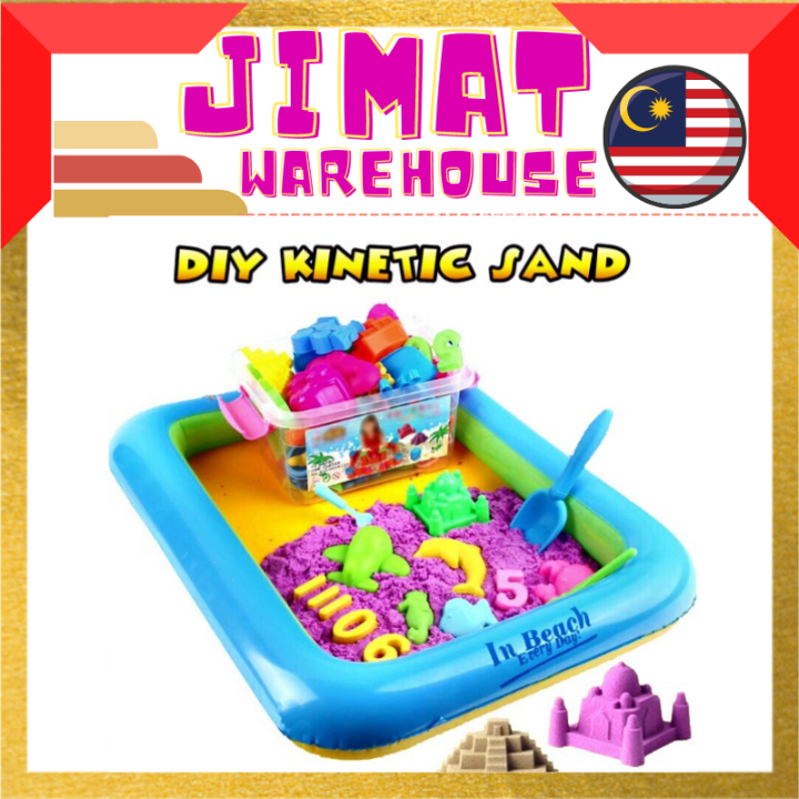 🔥HOT ITEM🔥70 PCS 2kg DIY Play Sand Set Kids Educational Toy Dynamic ...