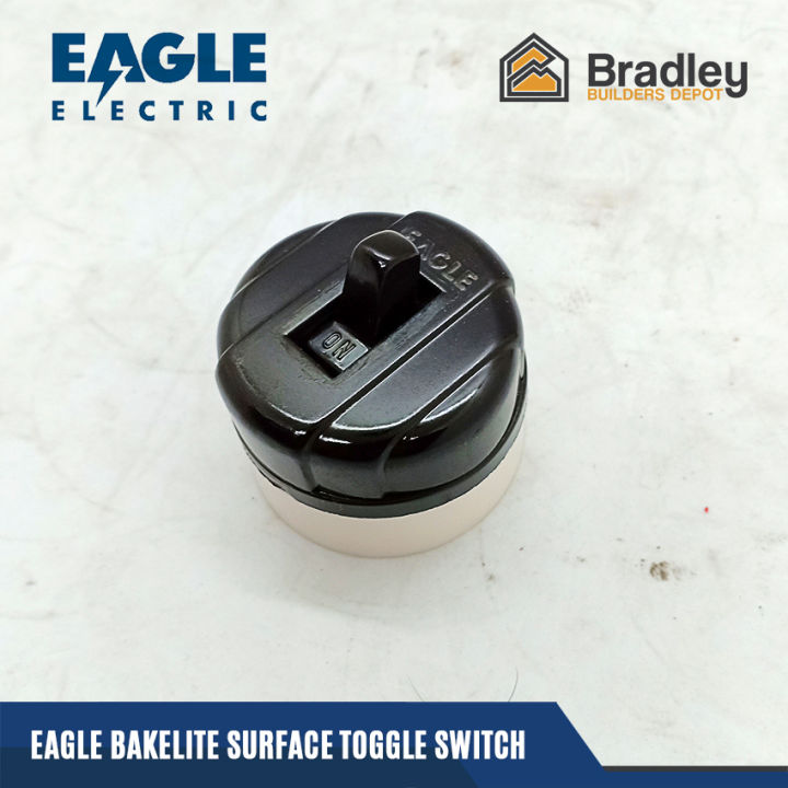 Eagle Bakelite Surface Toggle Switch (Tumbler Switch) B735 | Lazada PH
