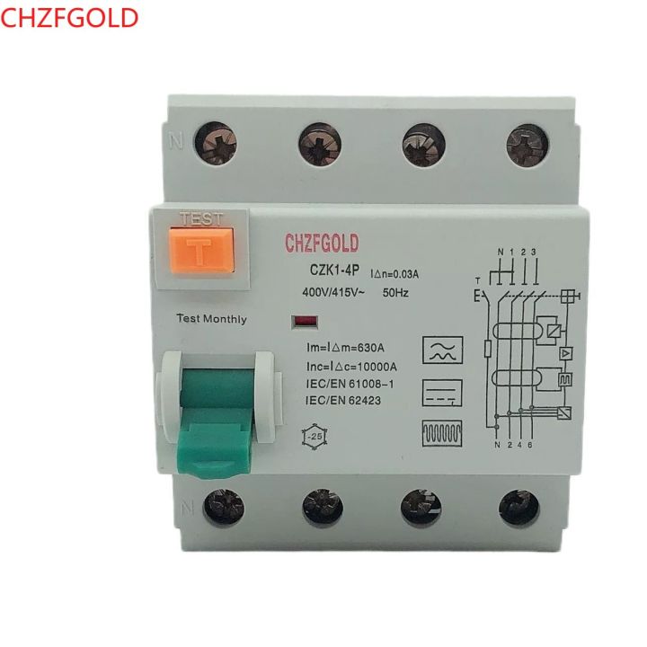Electromechanic Residual Current Circuit Breaker Differential Breaker Safety Switch 2P 16A 63A ...