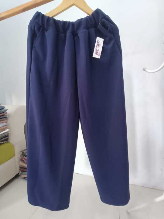 Kulot Rayon Premium Uniqlo Kulot Bahan Wanita Celana Kulot Wanita Loose ...