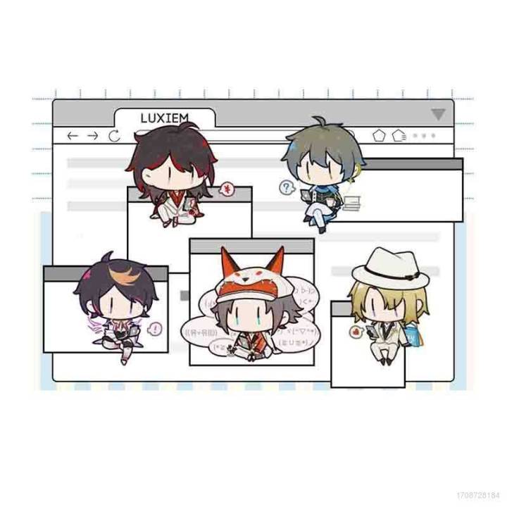 LZ1712 ANYCOLOR Vtuber Luxiem Mini Figures Model Toys Vox Luca Mysta ...