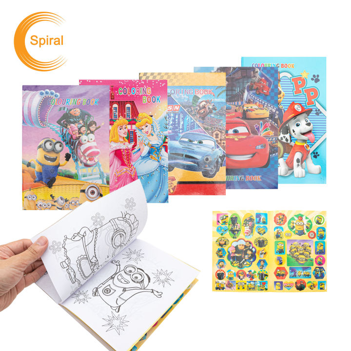 Children Colouring Book For Kids Book Early Learning Coloring Book Buku ...