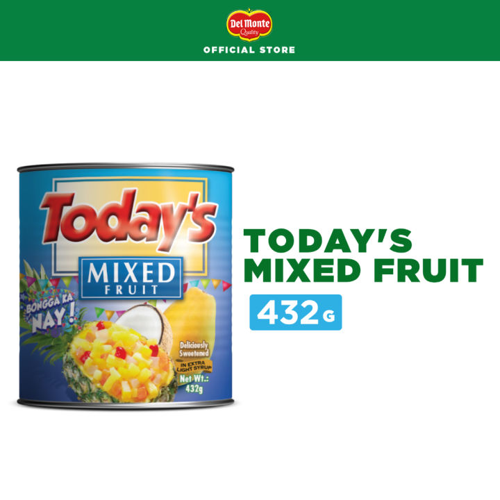 TODAY'S Mixed Fruits Sweetened in Extra Light Syrup - 432g | Lazada PH