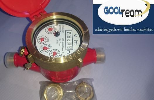 Water Meter E-Jet 1/2in (15mm) Brass For Hot Water 130C | Lazada PH