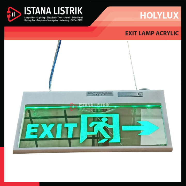 LAMPU PETUNJUK EXIT / SIGN EXIT / LAMPU DARURAT EXIT / EXIT LAMP ...