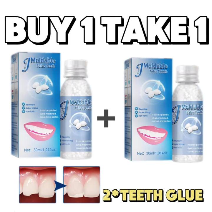 LST- 【BUY 1 TAKE 1】30ML Temporary Tooth Repair Kit Filling Teeth Gaps ... LST- 【BUY 1 TAKE 1】30ML Temporary Tooth Repair Kit Filling Teeth Gaps ...