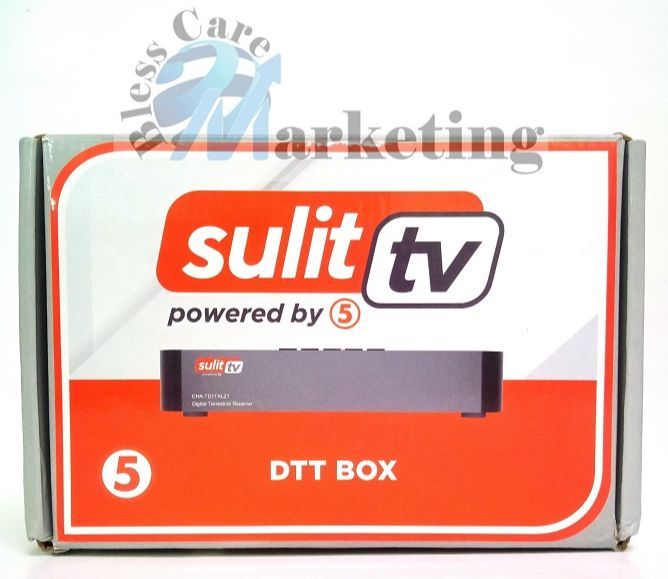 SULIT TV POWERED BY 5, DTT BOX DIGITAL TERRESTRIAL RECEIVER | Lazada PH