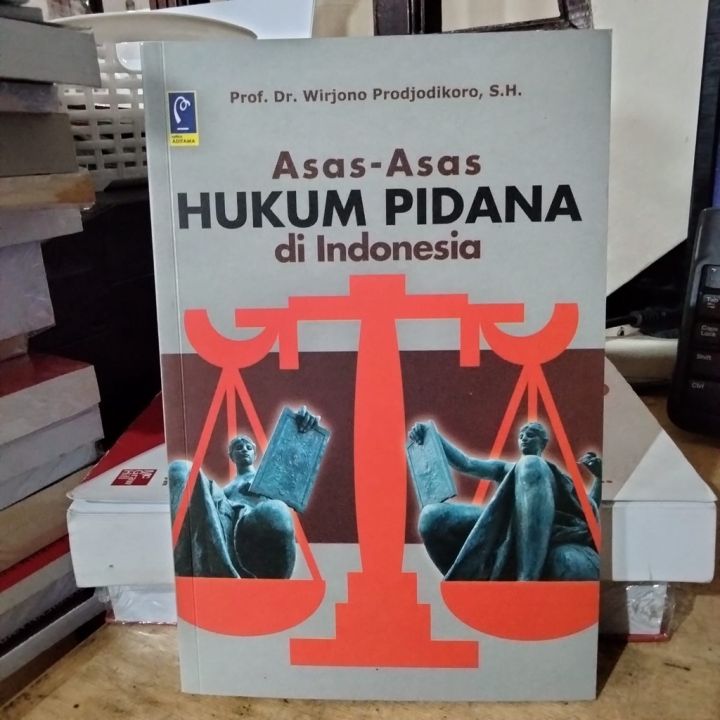 Asas-Asas Hukum Pidana Di Indonesia By Wirjono Prodjodikoro | Lazada Indonesia