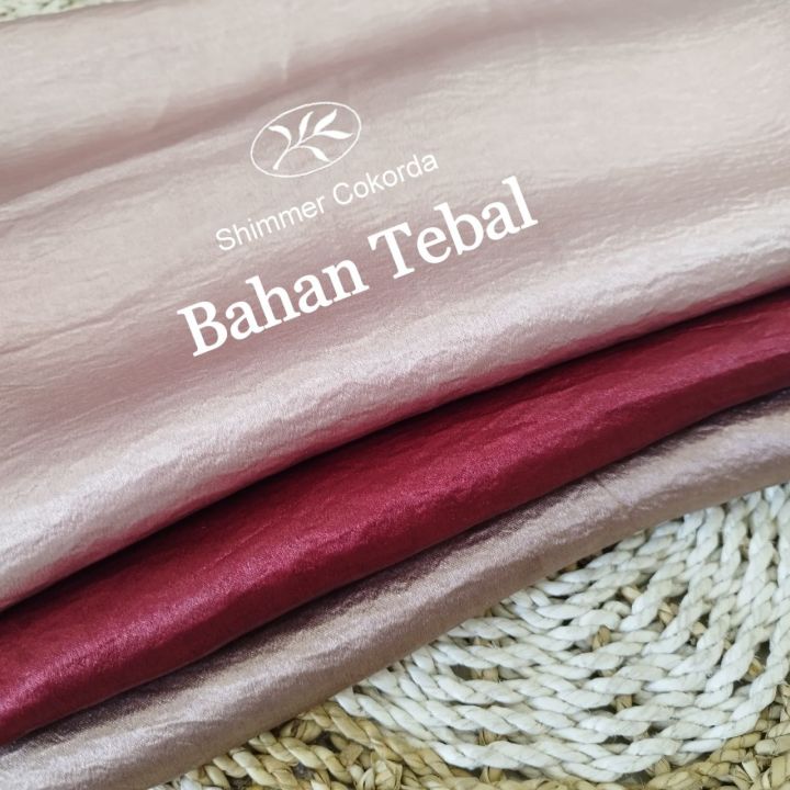 Kain Lembaran Shimmer Cokorda Bahan Kebaya Bali Modern Ukuran 1 Meter ...