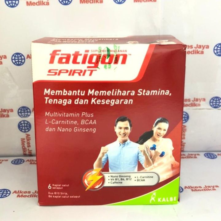 Fatigon Spirit Box Isi 60 Tablet - Multivitamin | Lazada Indonesia