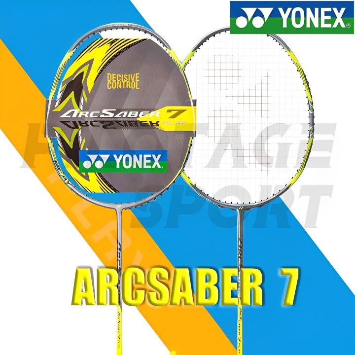 Original YONEX ARCSABER 7PRO Badminton Racket Single 100% Carbon Racket ...