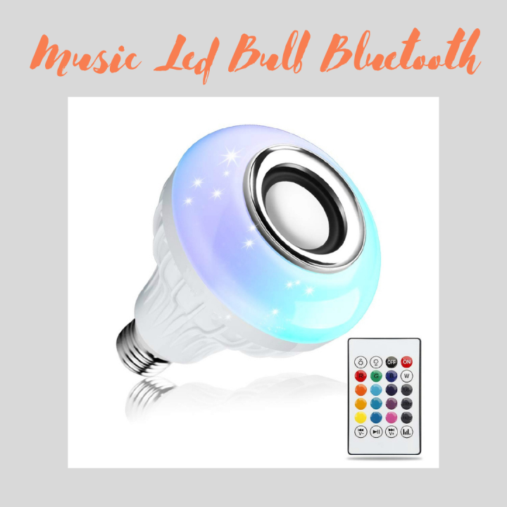 Best Seller LED Music Bulb E27 12W RGB White Bluetooth Speaker LED Bulb ...