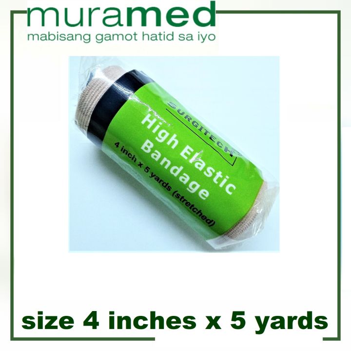 Elastic Bandage 4 inches x 5 yards 1s | Lazada PH