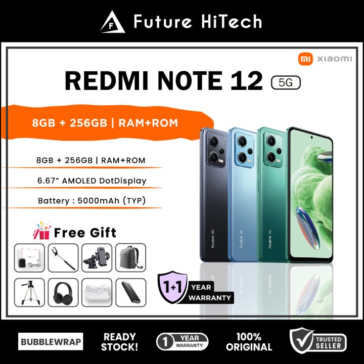 REDMI Note 12 5G (8GB RAM 256GB ROM) - Original XIAOMI Malaysia Set ...