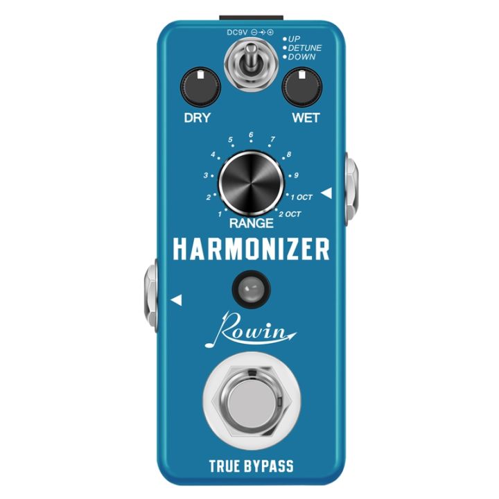Rowin LEF-3807 Guitar Harmonizer Pedal Digital Pitch Effect Pedals ...
