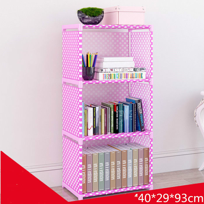 Simple Bookshelf DIY Book Storage Racks Multifunctional Bookshelf ...