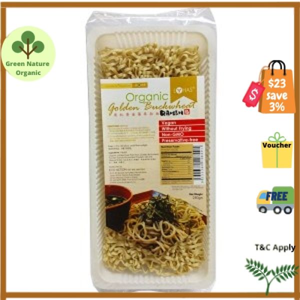 Lohas Organic Golden Buckwheat Ramen, 280 grams | Lazada