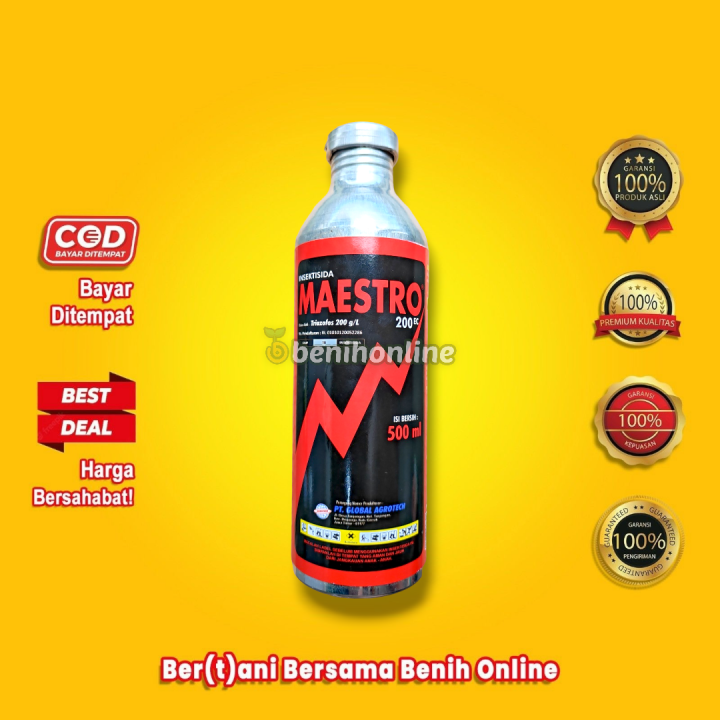 INSEKTISIDA MAESTRO 200 EC 500 ML triazofos racun ulat grayak | Lazada ...