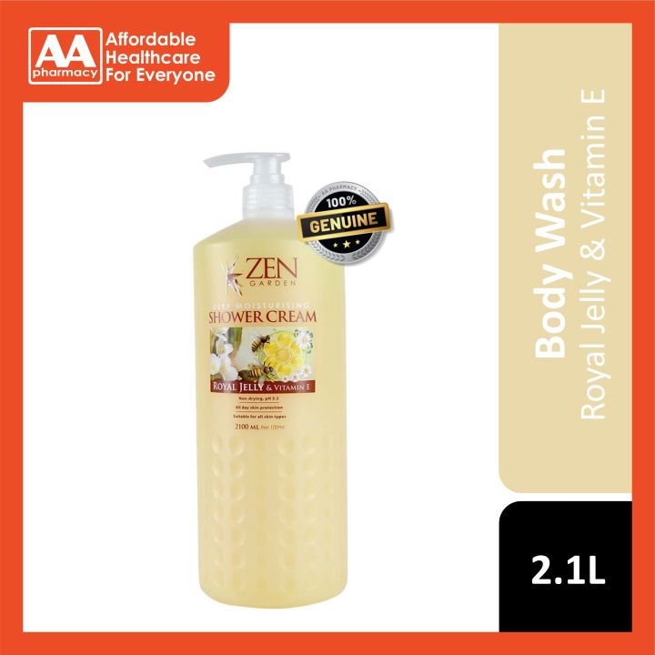 Zen Garden Shower Cream (Royal Jelly and Vitamin E) 2.1L | Lazada