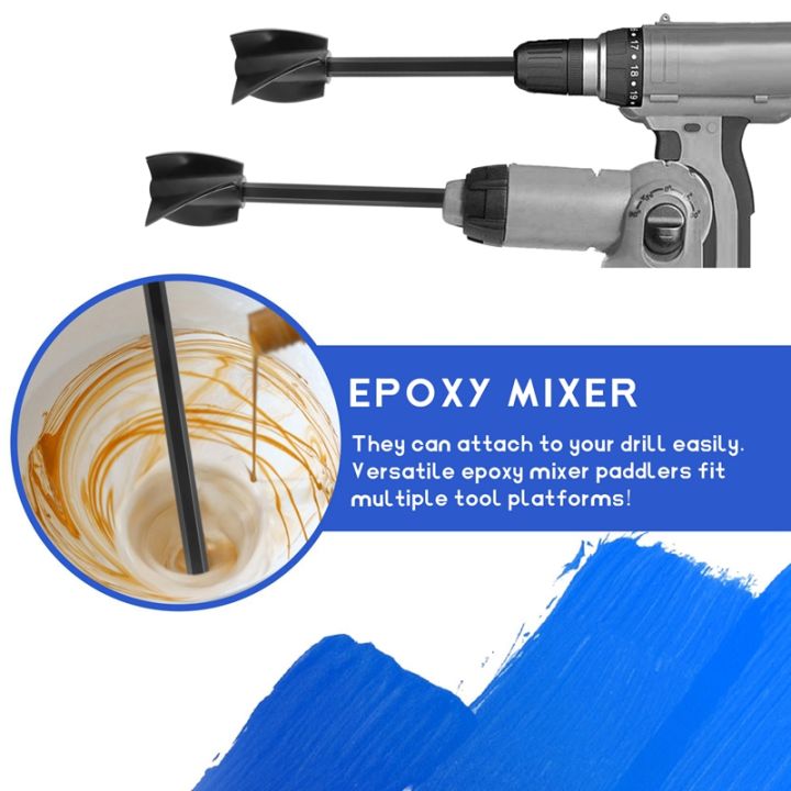 8 Pcs Resin Mixer Epoxy for Powerful Mixing Reusable Multipurpose Epoxy ...