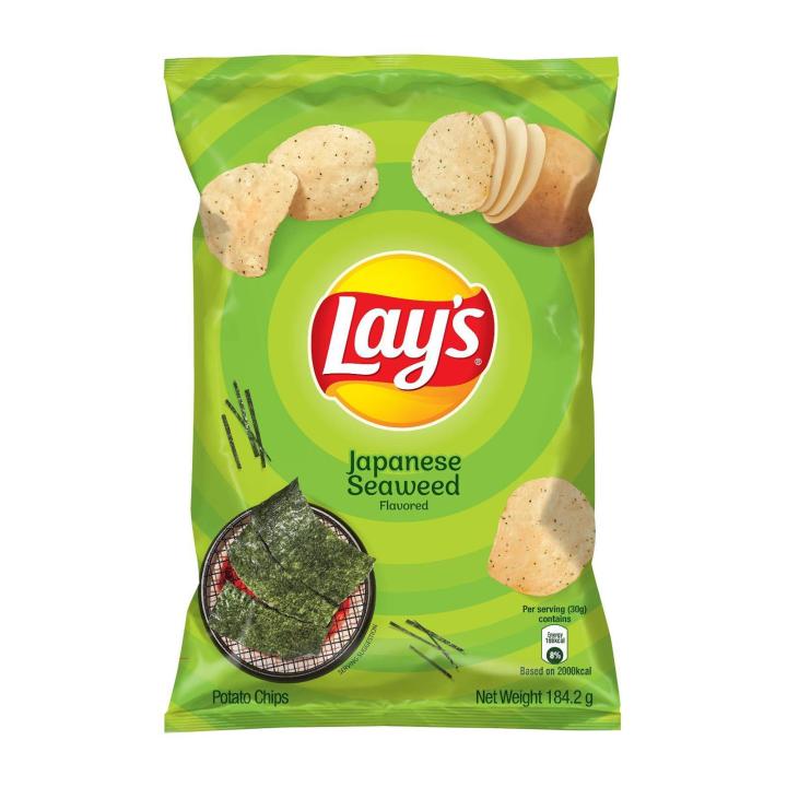 Lay's Nori Seaweed Potato Chips Snacks 170g (Laz Mama Shop) | Lazada ...