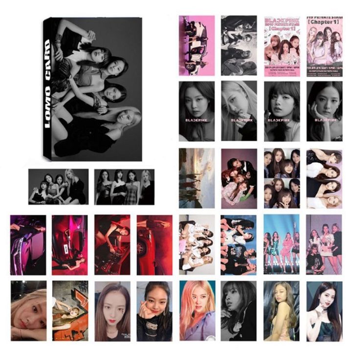 [LWF HOT] 30PCS/SET Kpop Blackpink Photocards LISA JENNIE JISOO ROSE ...
